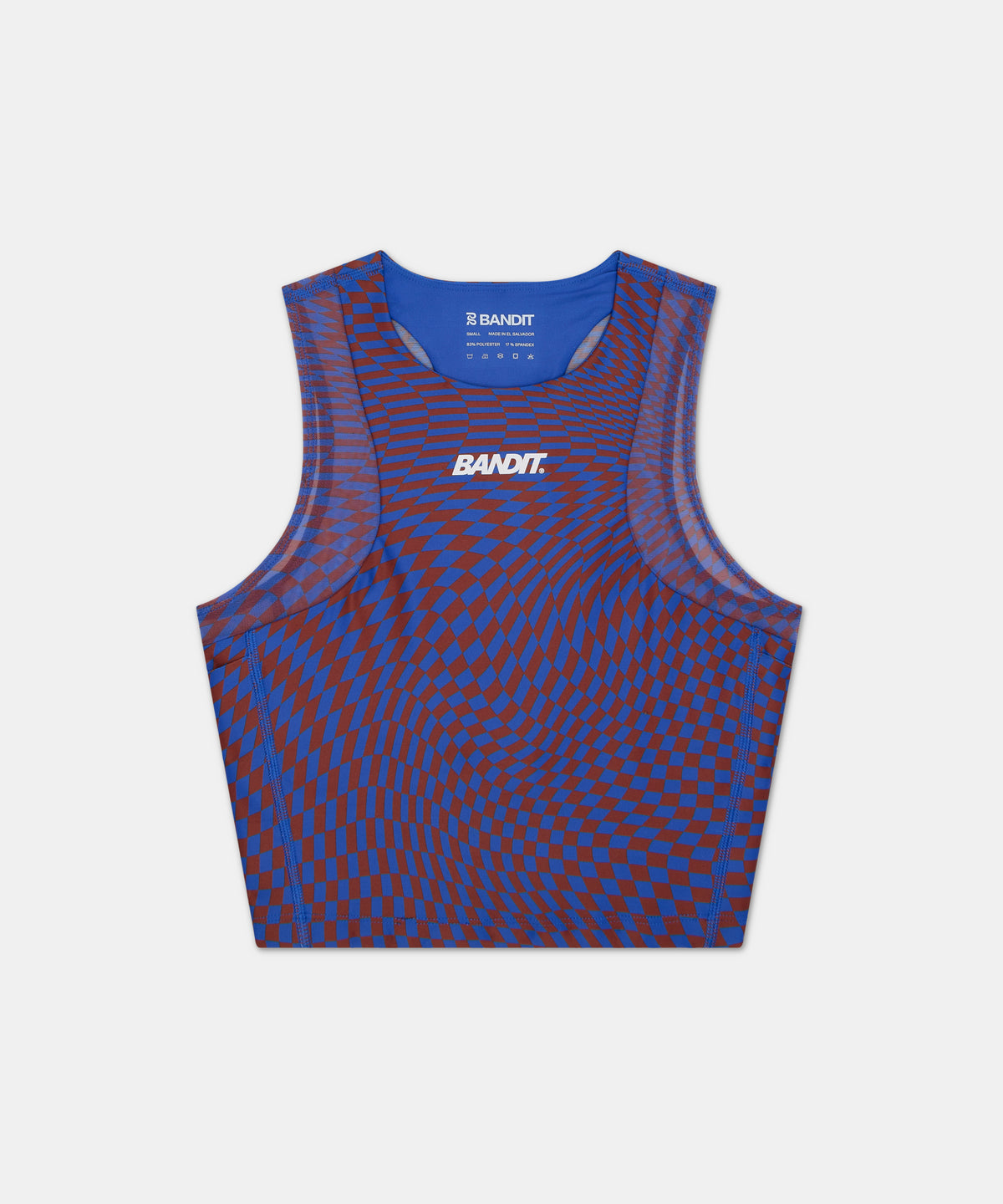 Stamina™ Lyra Race Crop - Deep Peri Blue with Rust