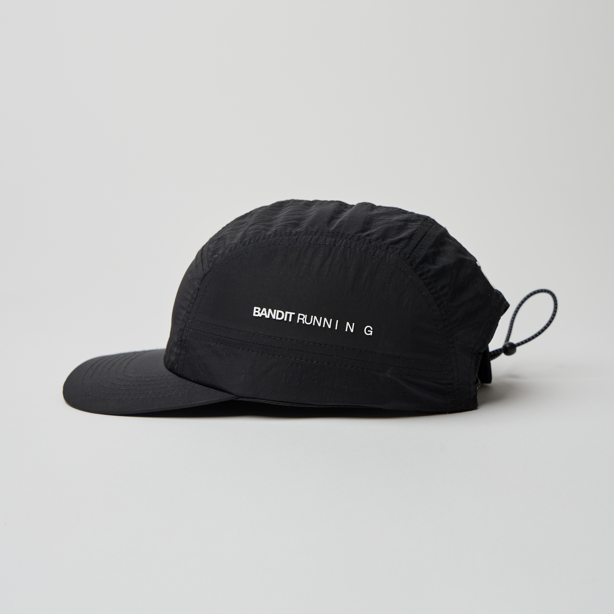Japanese Nylon Black "Current Runners" Run Hat | Bandit Running
