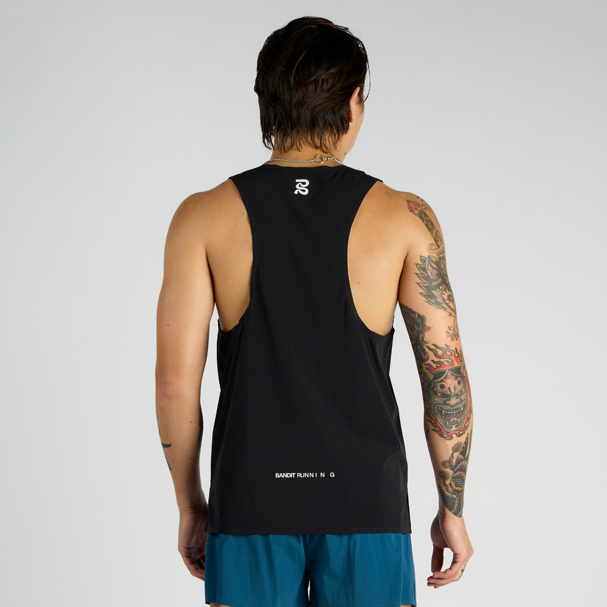 Vento™ Performance Singlet Tank in Black | Bandit Running